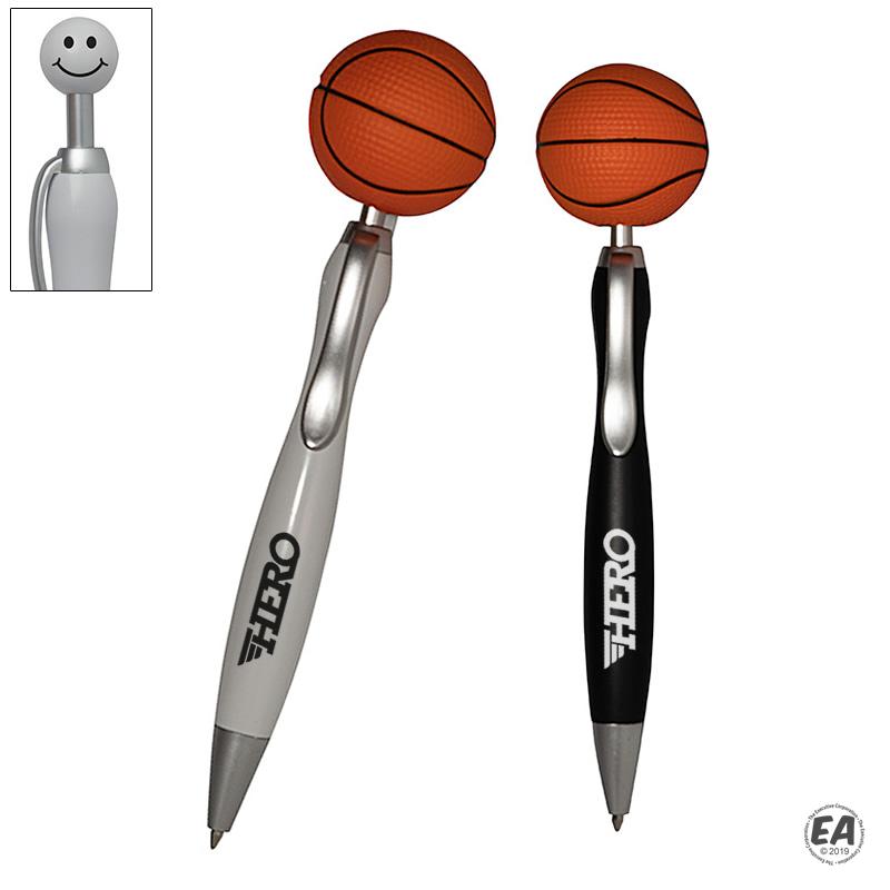 Customized Basketball Top Click Pen | Branded Novelty Pens | Custom ...