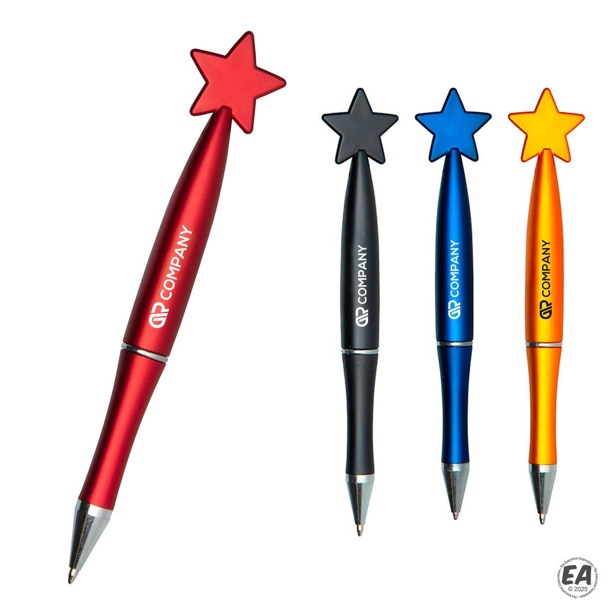 Promotional Star Top Pen | Branded Novelty Pens | Custom Star Top Pen ...