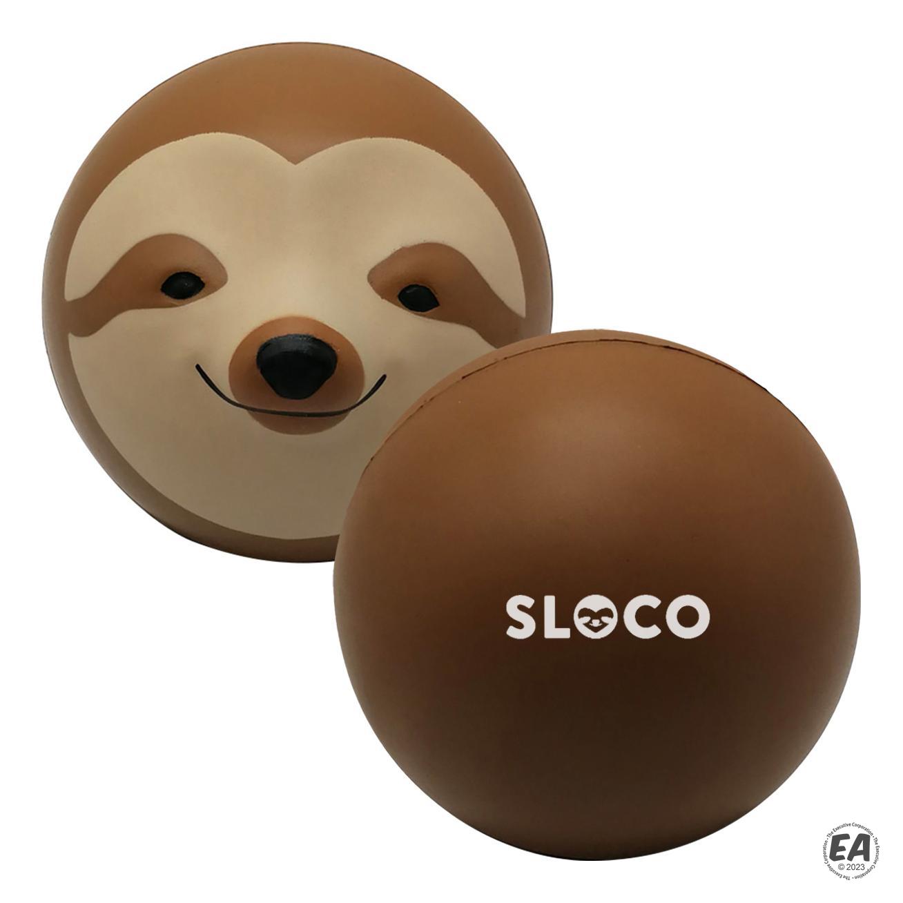 Customized Sloth Stress Ball | Promotional Stress Relievers | Branded ...