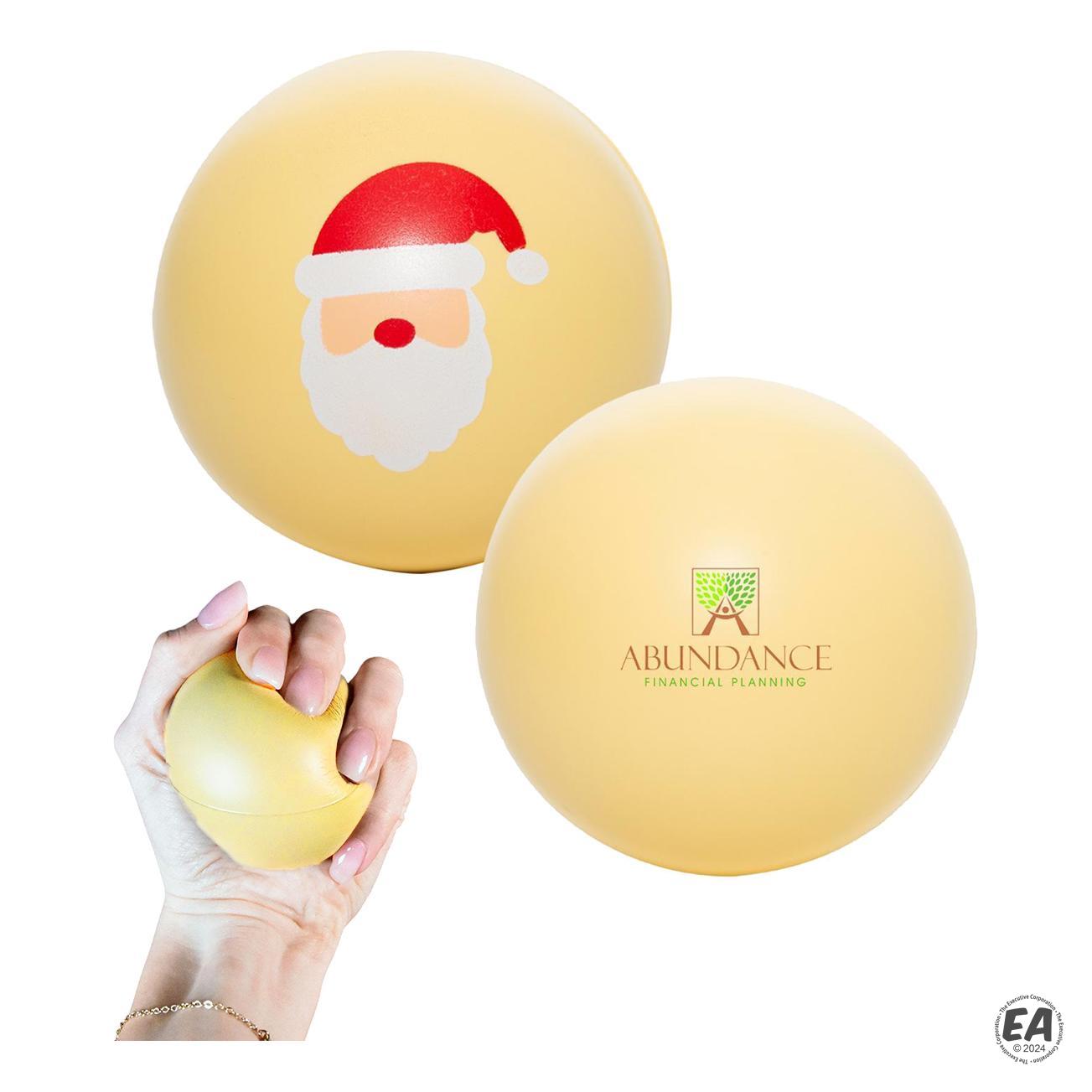 Custom Holiday Theme Santa Stress Ball for Christmas | Customized ...