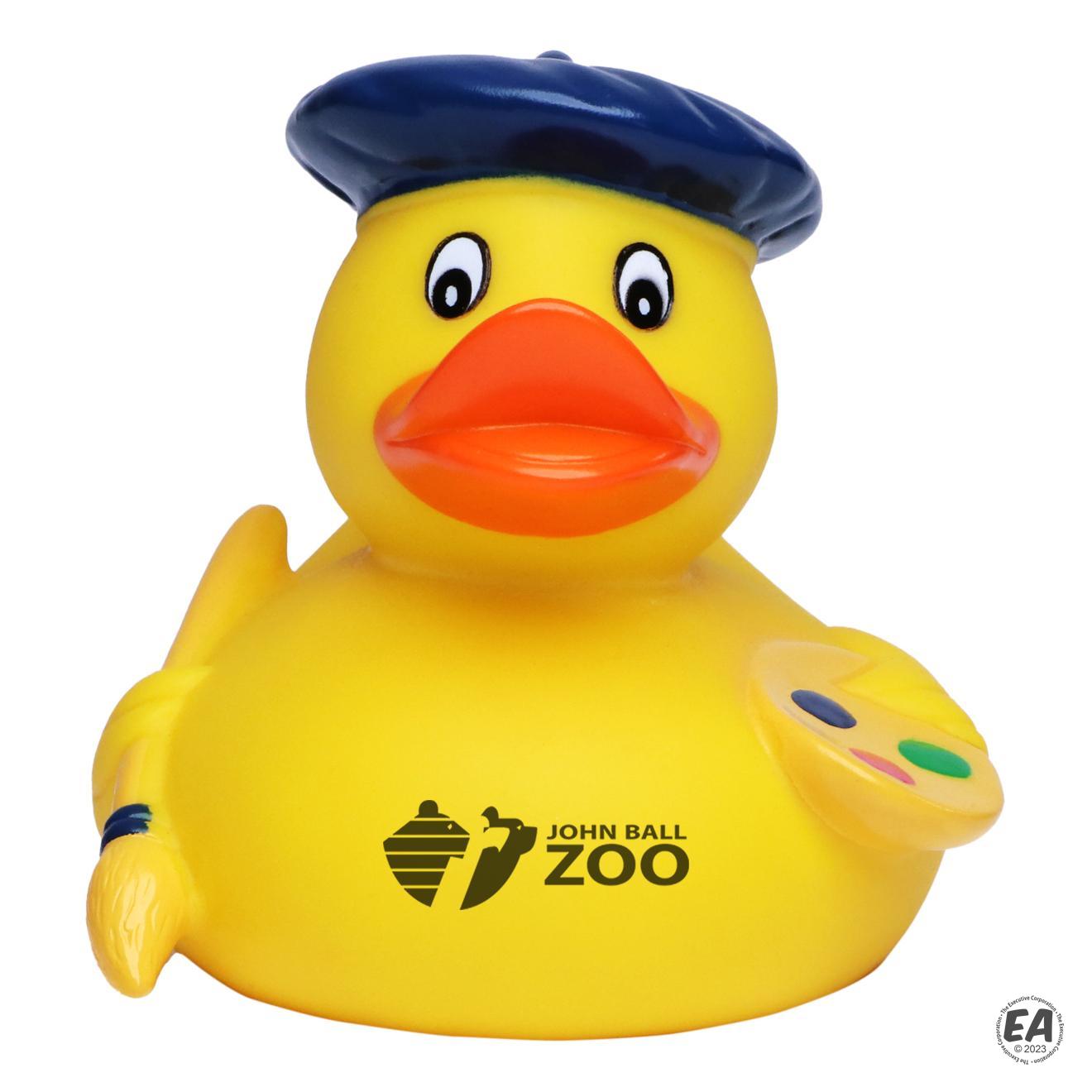 Customized Painter Artist Rubber Duck | Promotional Rubber Ducks ...