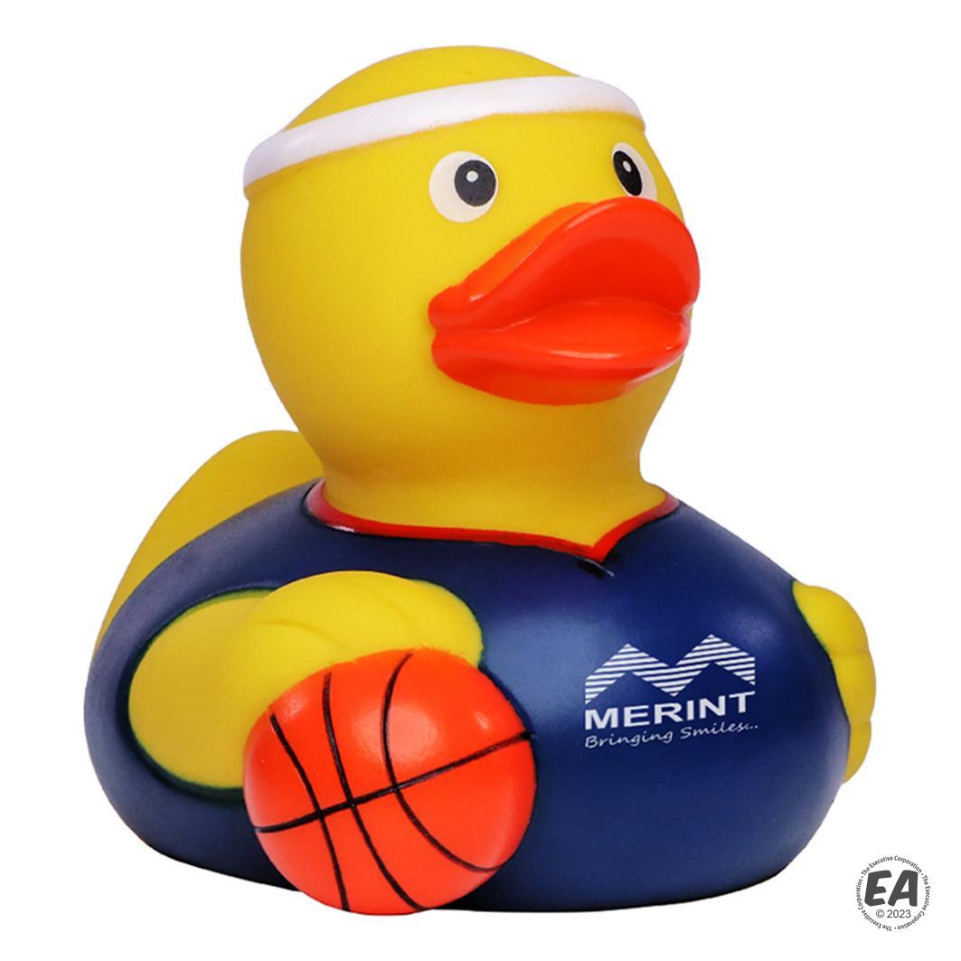 Promotional Basketball Rubber Duck | Customized Rubber Ducks | Branded ...