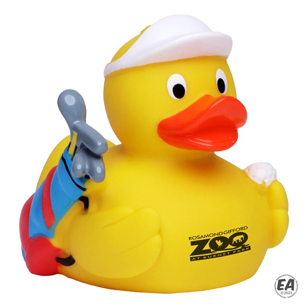 Branded Golf Rubber Duck | Promotional Rubber Ducks | Customized Golf ...