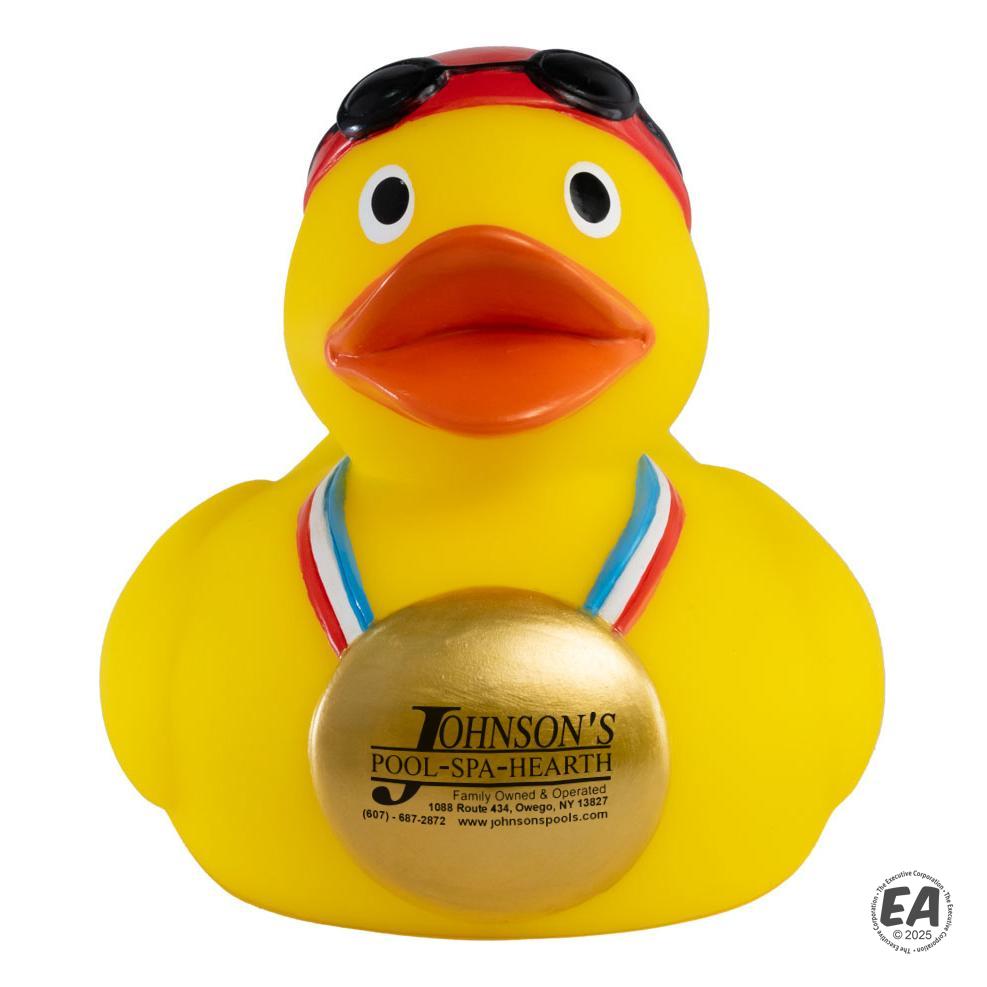 Customized Gold Medal Rubber Duck | Promotional Rubber Ducks | Custom ...