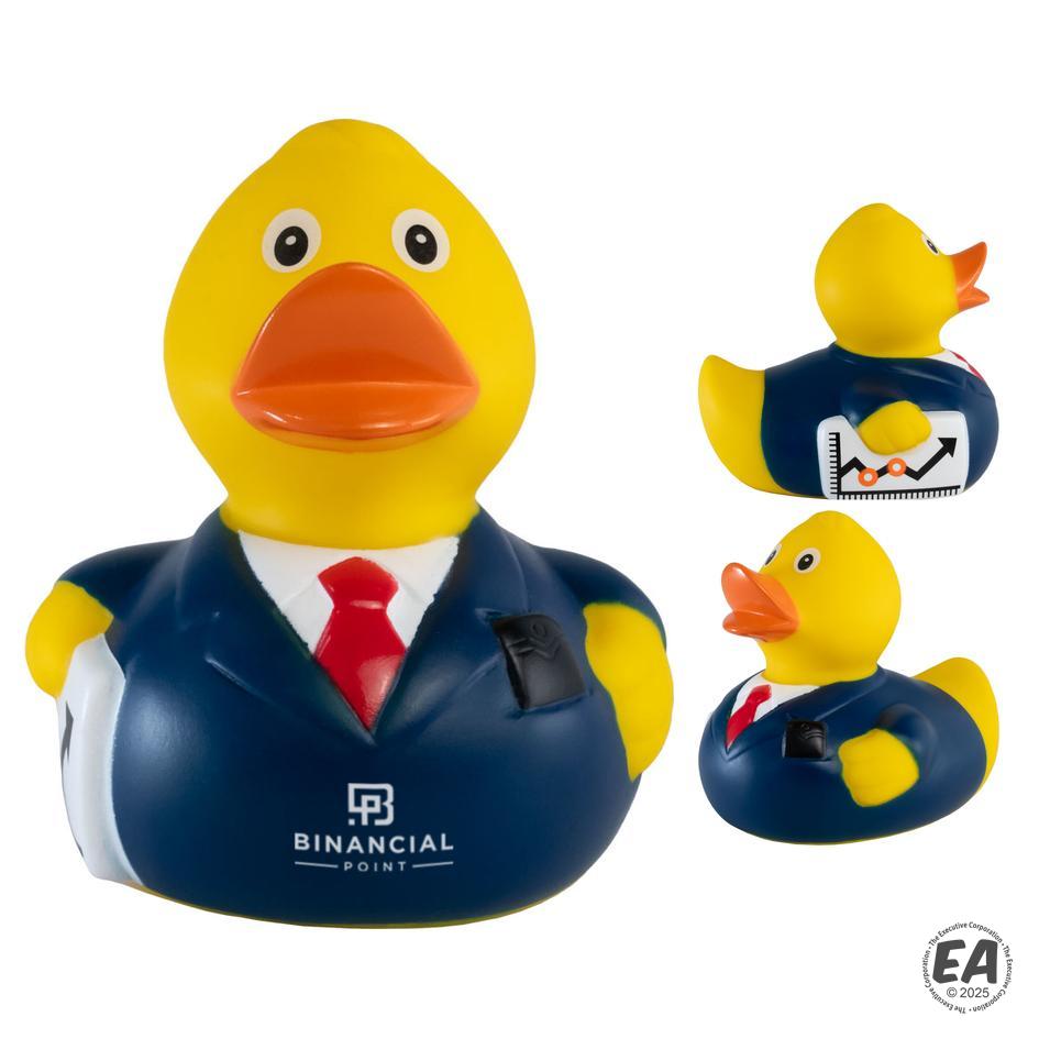 Promotional Businessman Rubber Duck | Custom Rubber Ducks | Customized ...