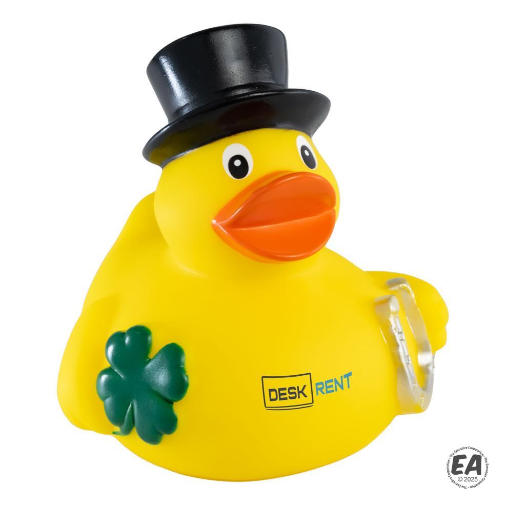 Customized Lucky Ducky with 4-Leaf Clover Rubber Duck | Custom Rubber ...