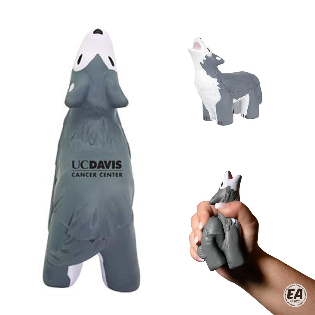 Customized Wolf Squeezie Stress Reliever | Branded Stress Relievers ...