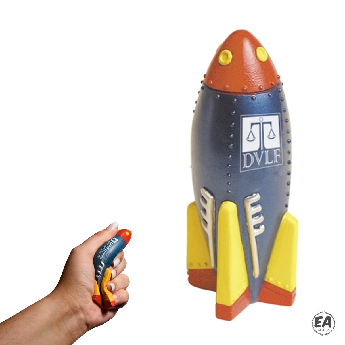 Customized Rocket Squeezie Stress Reliever | Promotional Stress ...