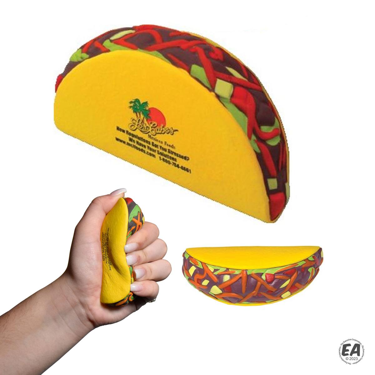 Customized Taco Squeezie Stress Reliever | Branded Stress Relievers ...