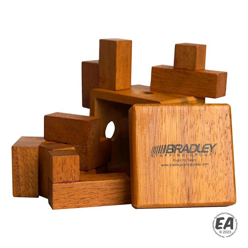 Customized Wooden Paperweight Puzzle Box | Promotional Paperweights ...