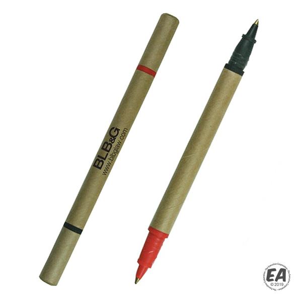 Customized Biodegradable Two Color Pen | Branded Novelty Pens | Custom ...
