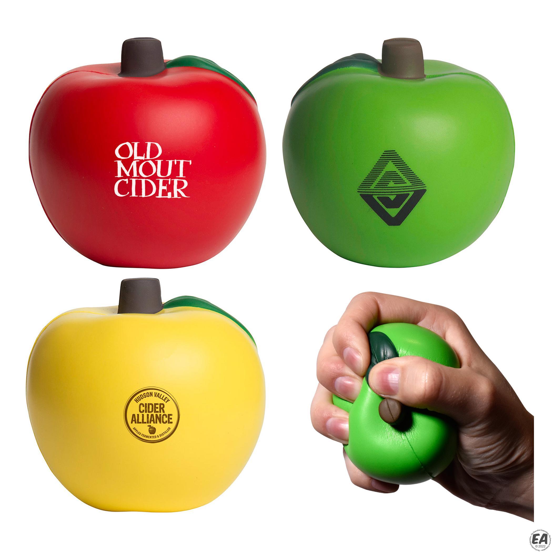 Customized Apple Squeezie Stress Reliever | Promotional Stress ...