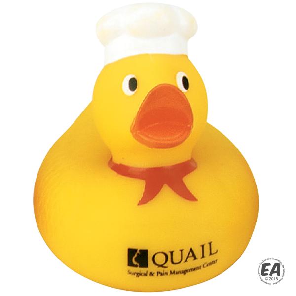 Promotional Gourmet Chef Rubber Duck | Custom Rubber Ducks | Branded ...