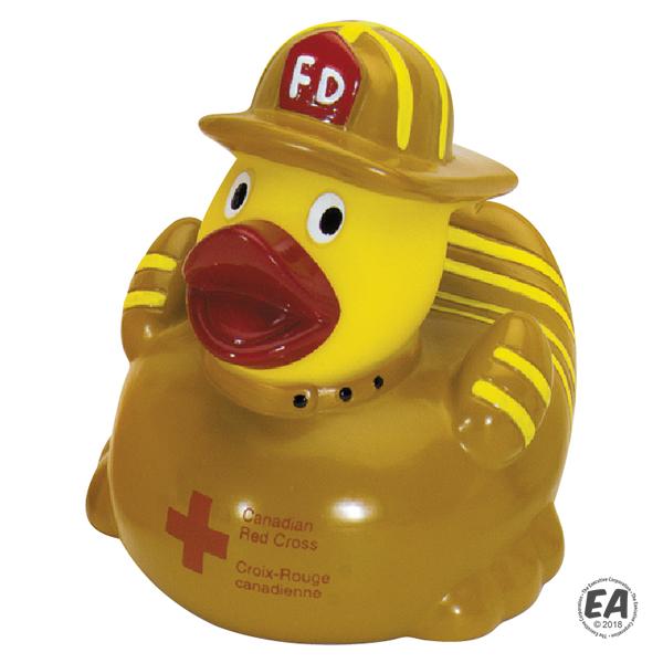 Promotional Firefighter Rubber Duck | Customized Rubber Ducks | Branded ...