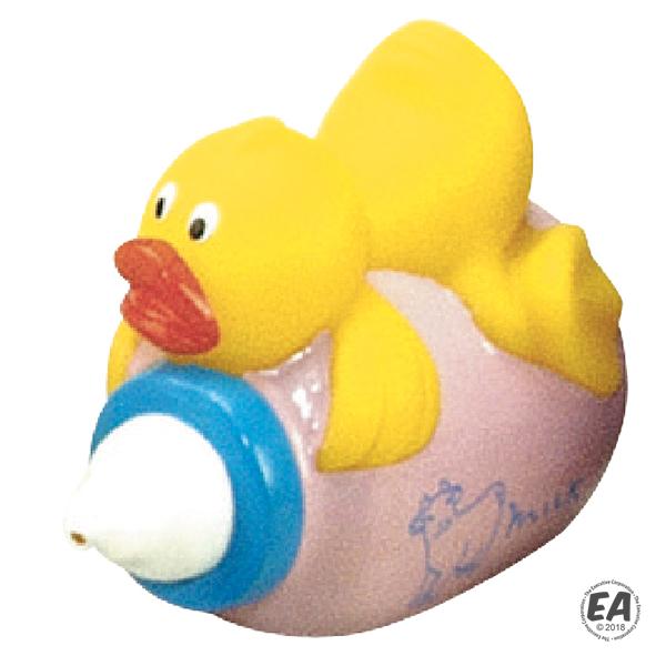Branded Milk-Feeding Rubber Duck | Promotional Rubber Ducks | Custom ...