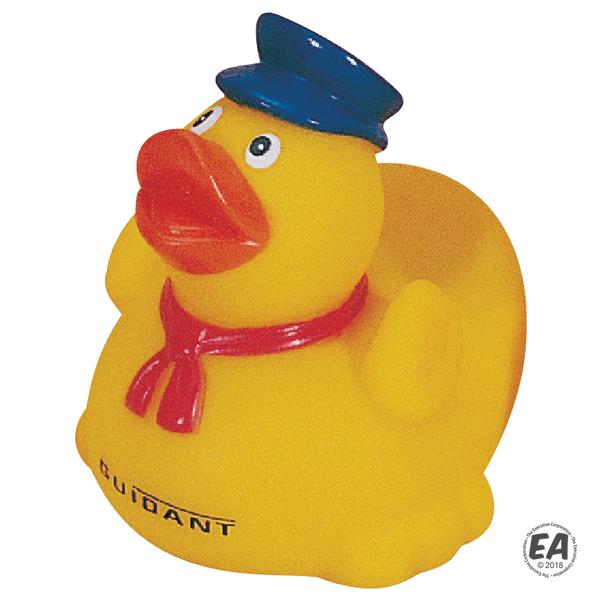 Customized Train Conductor Taxi Driver Rubber Duck | Promotional Rubber ...