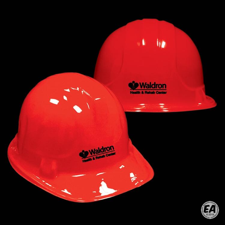 Promotional Plastic Red Construction Hat | Custom Party Accessories ...