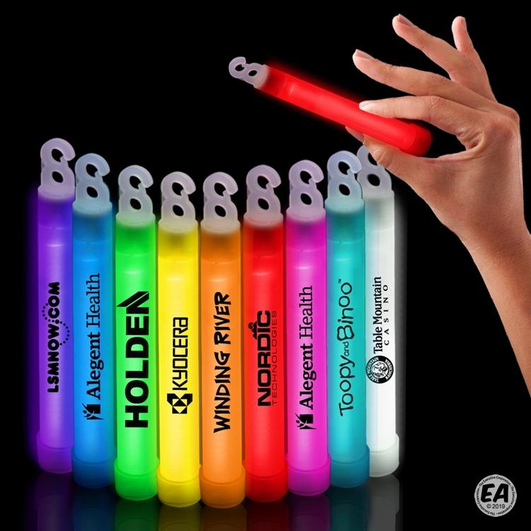 Custom 6'' Premium Glow Sticks | Customized Glow Sticks | Promotional 6 ...