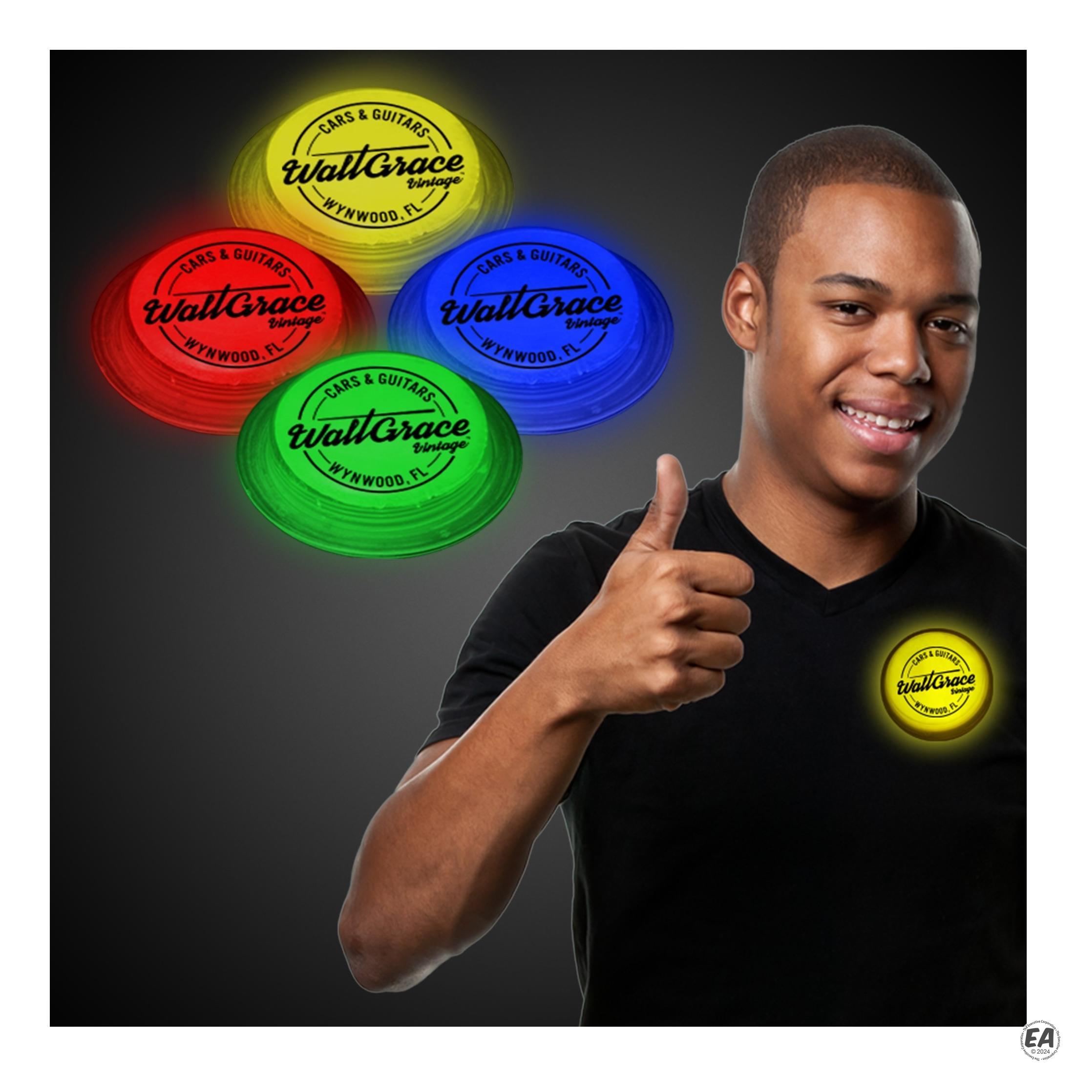 Promotional Glow Shape Badges | Customized Glow Jewlery | Branded Glow ...