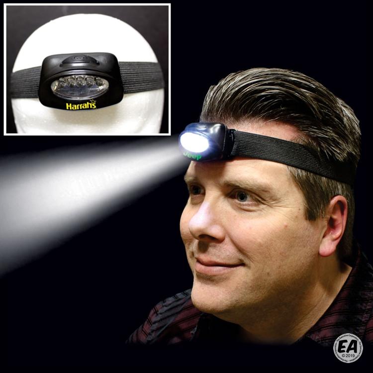 Promotional Head Light Elastic Headband | Custom Headlamps | Customized ...