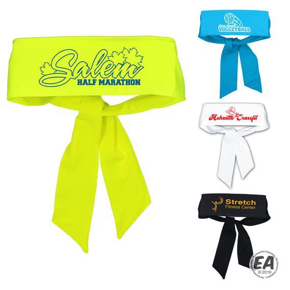 Custom Tie Back Headband | Promotional Headbands | Branded Tie Back ...