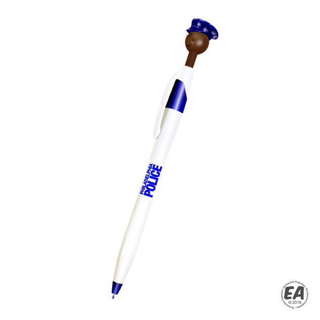 Branded Police Officer Smilez Pen (Dark Tone) | Customized Novelty Pens ...