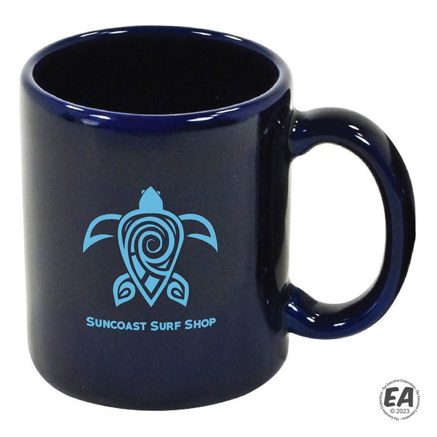 Customized Made in USA 11 oz. Mug - Cobalt | Branded Coffee Mugs ...