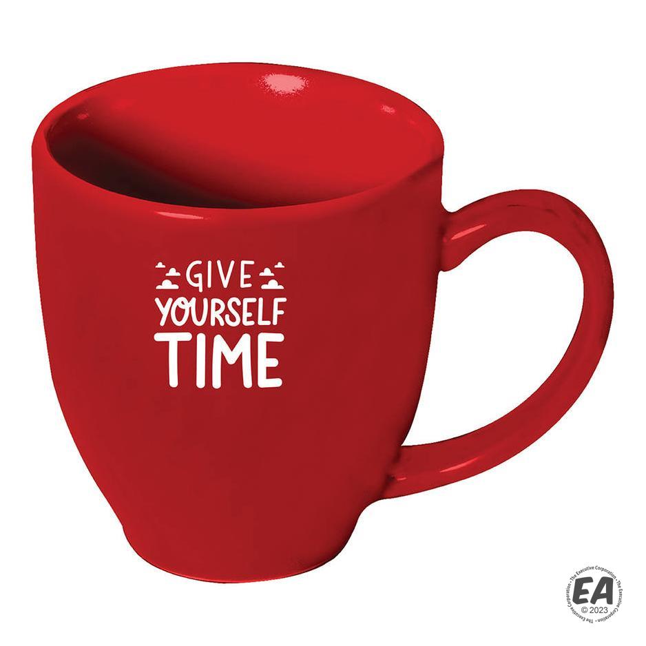 Customized Made in USA 16 oz. Bistro Mug - Red | Branded Bistro Mugs ...