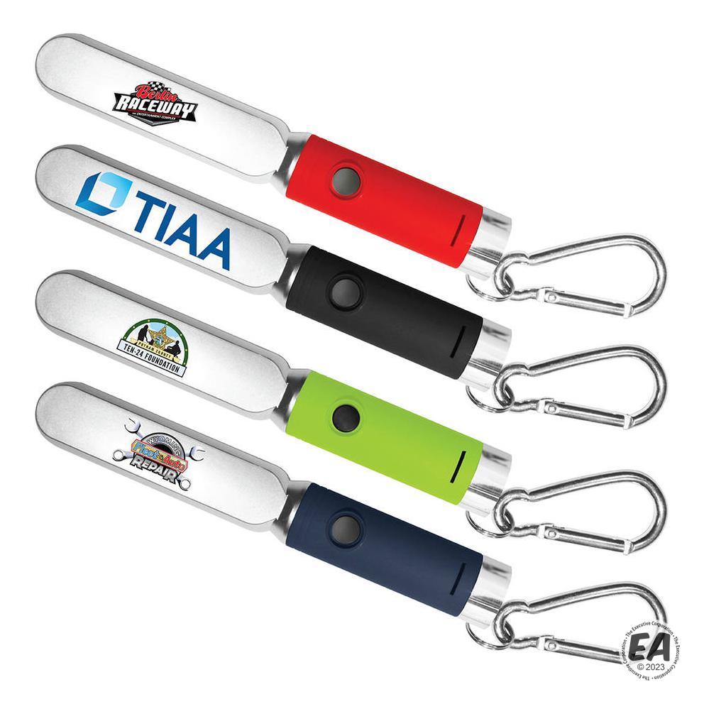 Customized Halcyon Safety COB Light | Promotional Flashlight Keychains ...