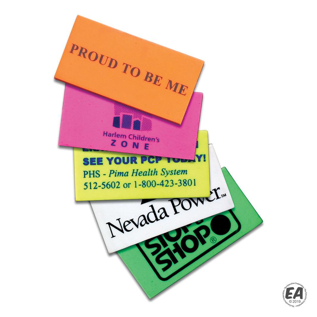 Promotional Rectangle Erasers | Customized Pencils | Custom Rectangle ...