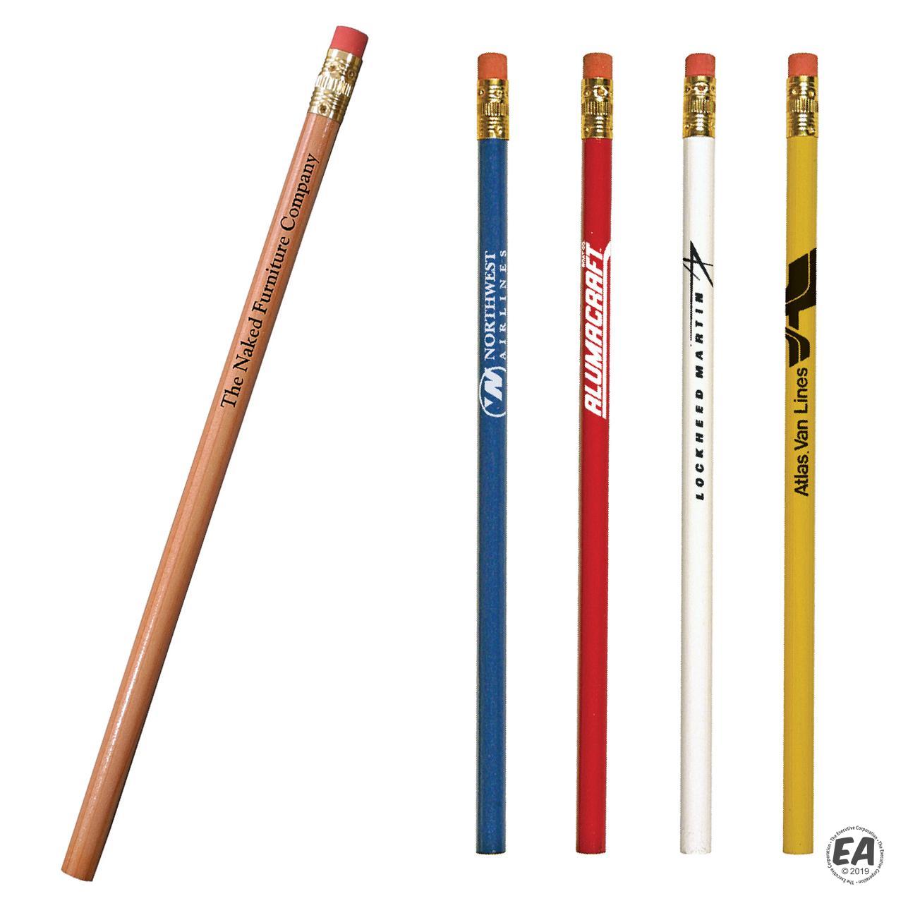 Customized Old Fashioned Cedar Pencil | Promotional Pencils | Branded ...
