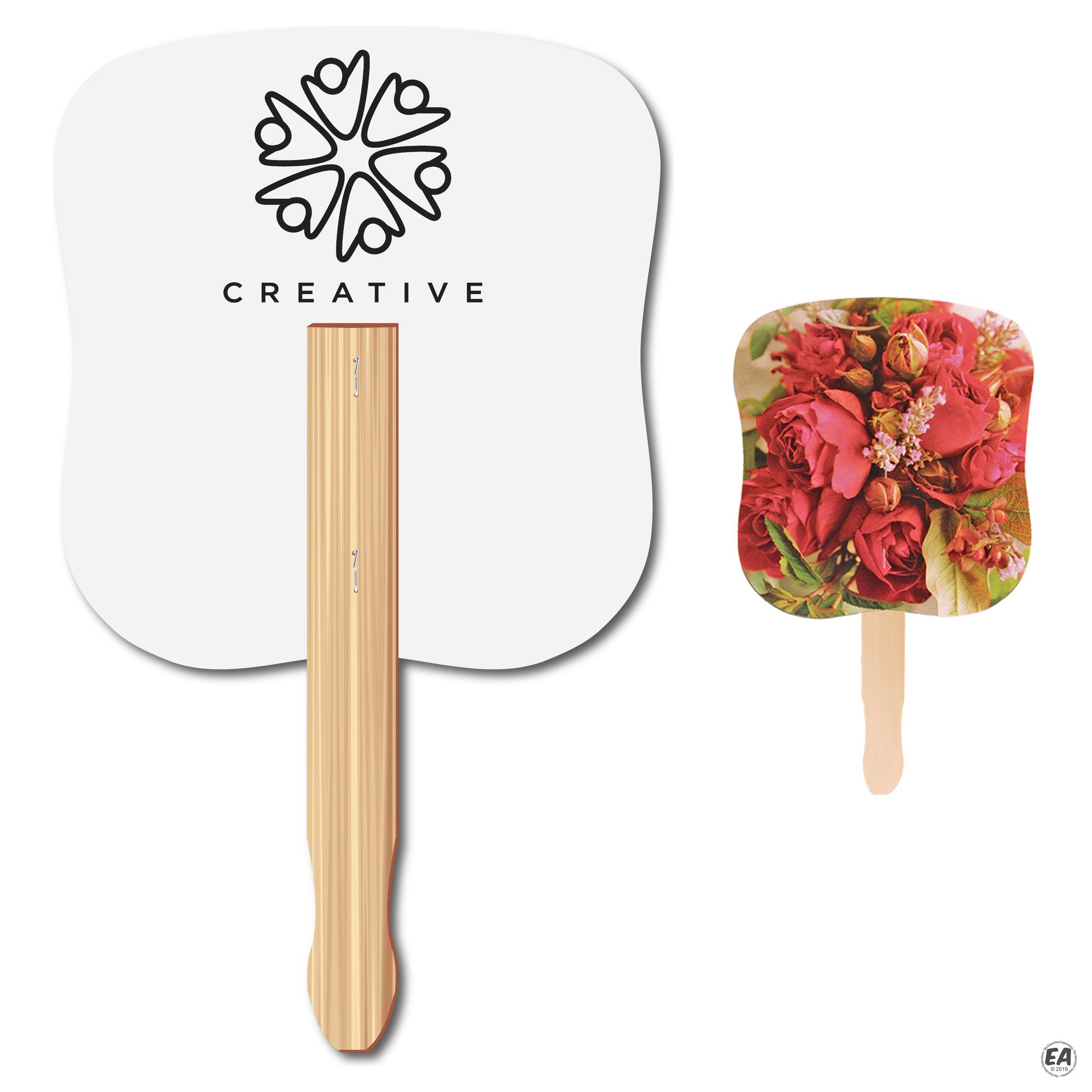 Customized Stock Design Hand Fan: Flower Bouquet | Promotional Cooling ...