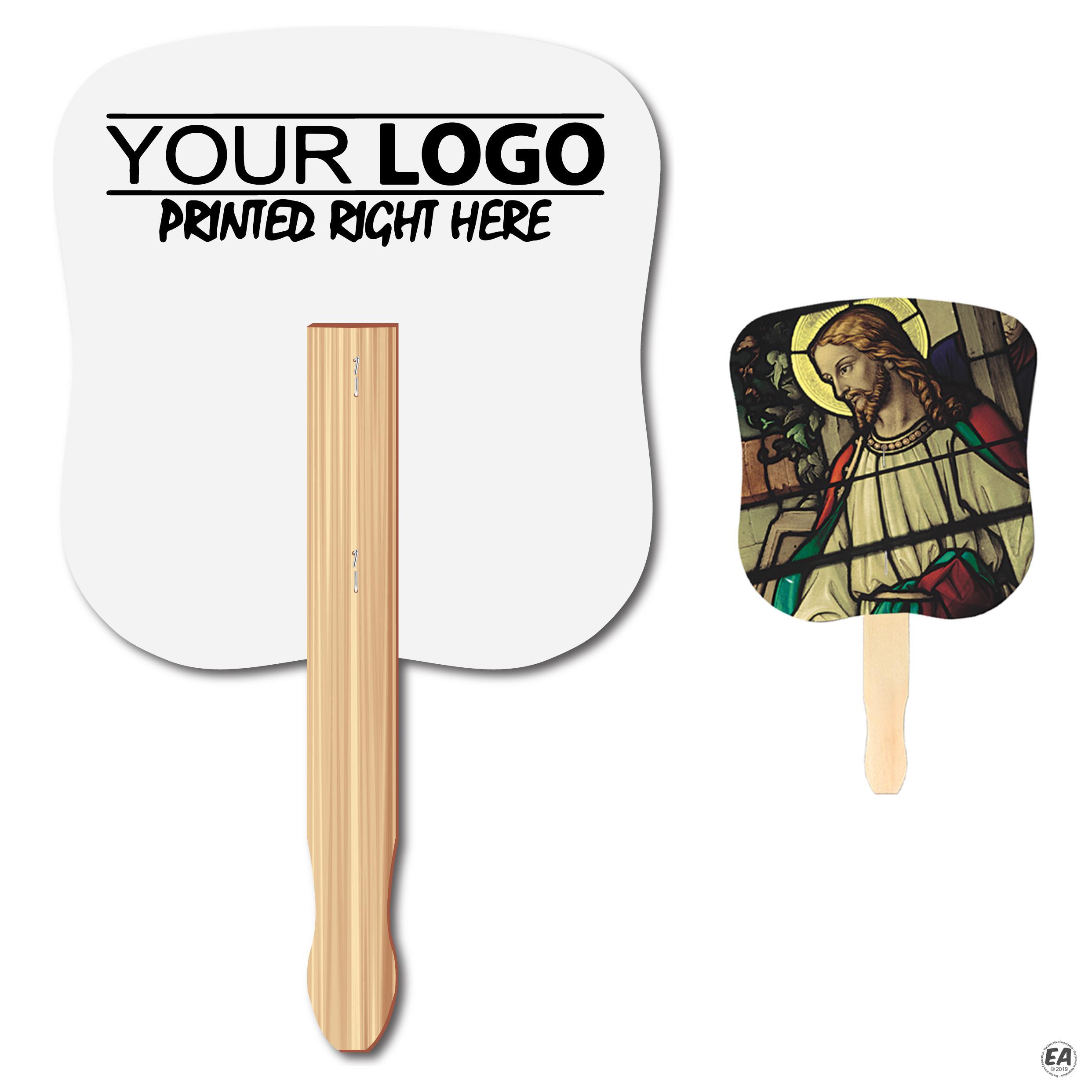 Promotional Stock Design Hand Fan: Jesus | Customized Cooling Fans ...
