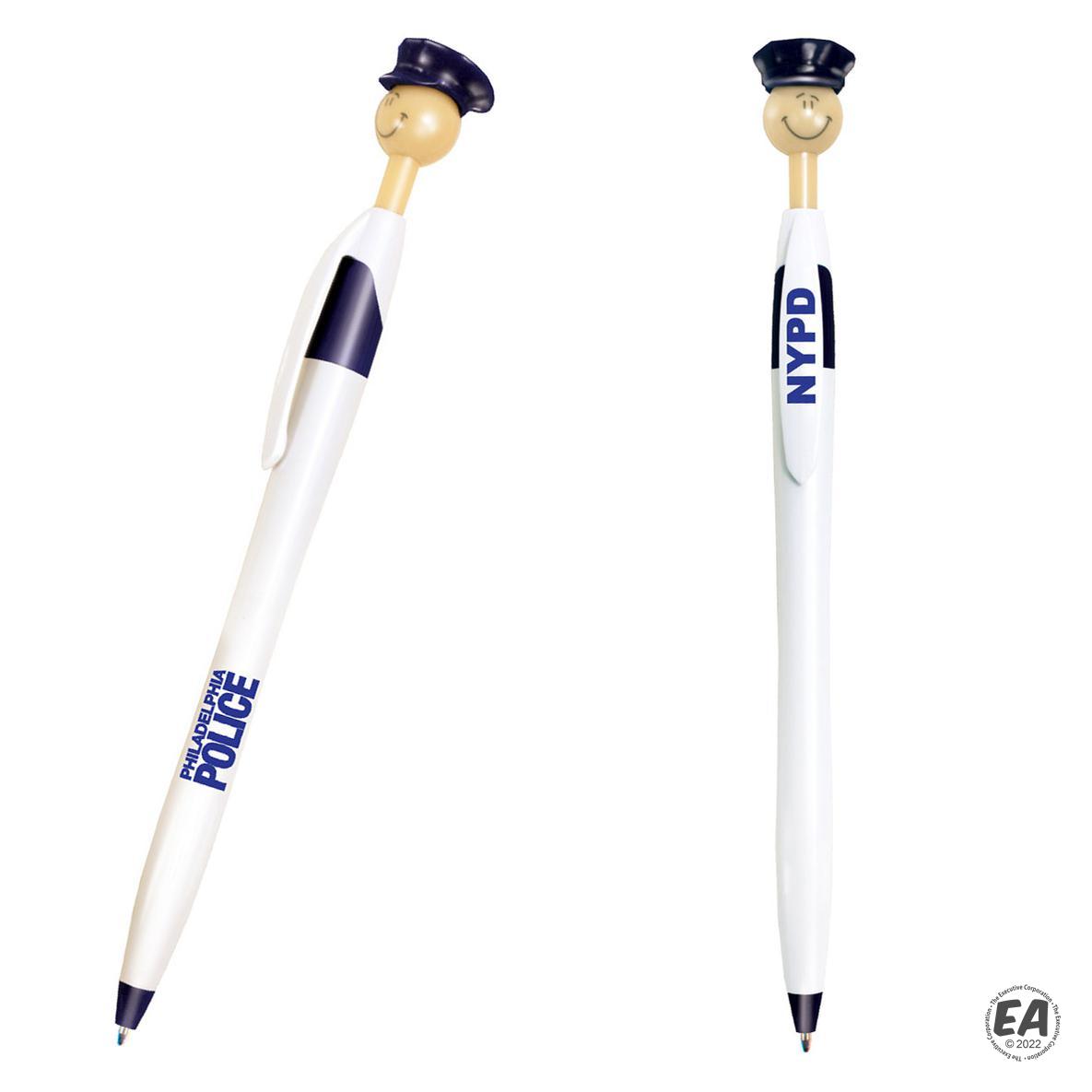 Promotional Police Officer Smilez Pen (Light Tone) | Customized Novelty ...