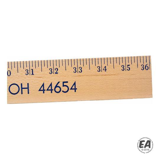 Customized Extra Strength 1/4 Thick Lacquered Yardstick | Promotional ...