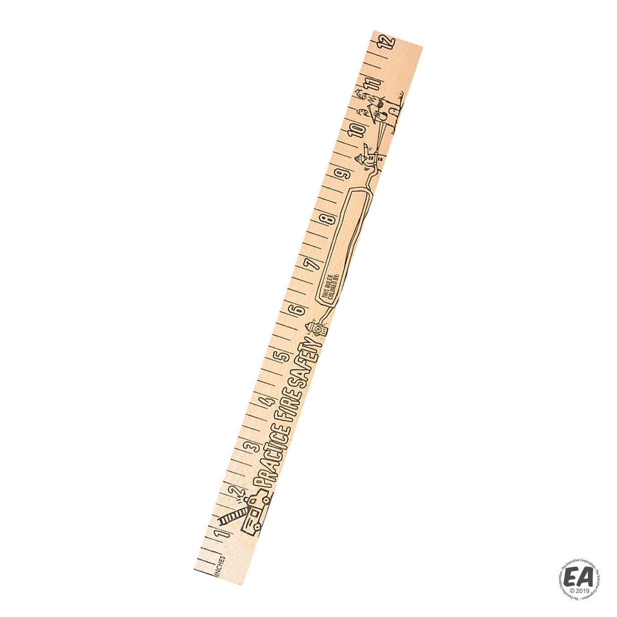 Promotional Fire Safety U Color Rulers | Customized Rulers | Branded ...