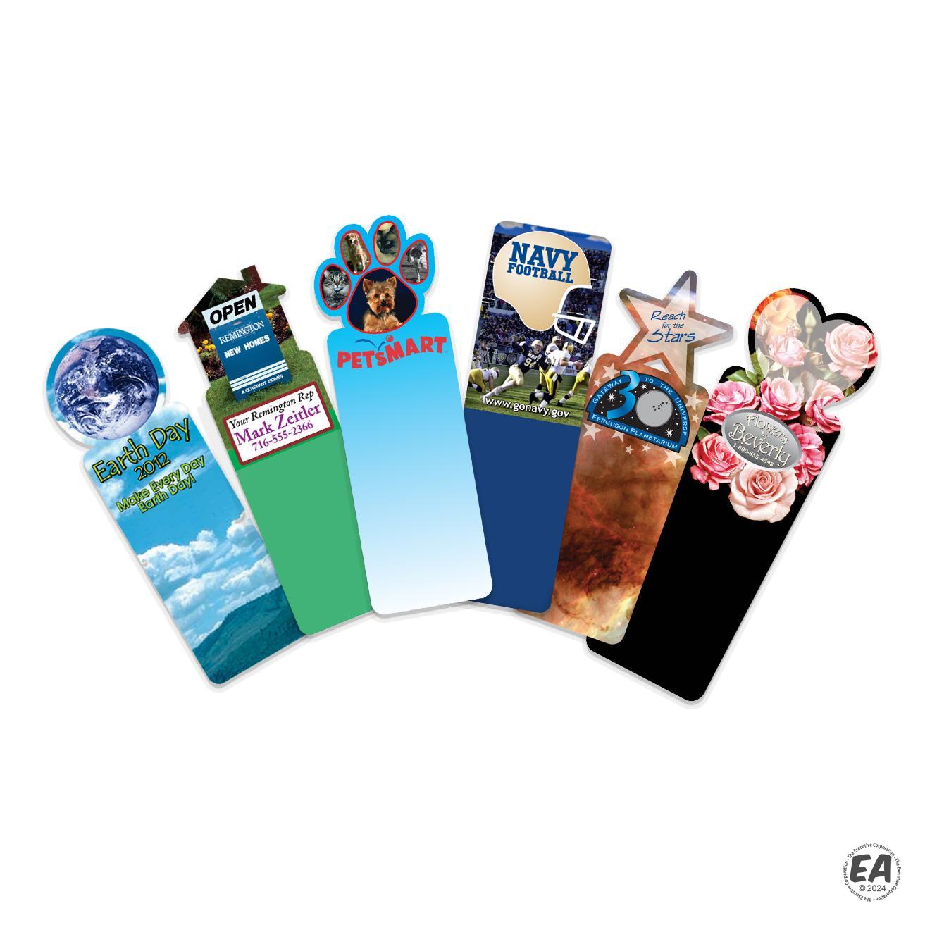 Custom Full Color Digital Stock Shaped Bookmark | Branded Bookmarks ...