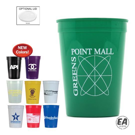 Promotional 12 oz. Smooth Stadium Cup | Customized Plastic Cups ...