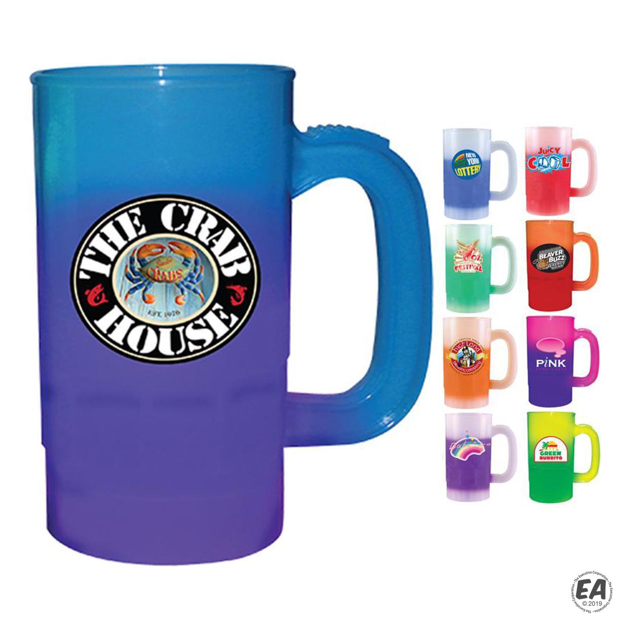 Customized 14 oz. Mood Color Changing Beer Stein | Promotional Travel ...