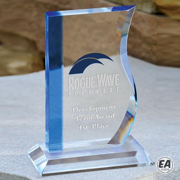 Promotional Wave Award | Customized Glass Awards | Custom Wave Award at ...