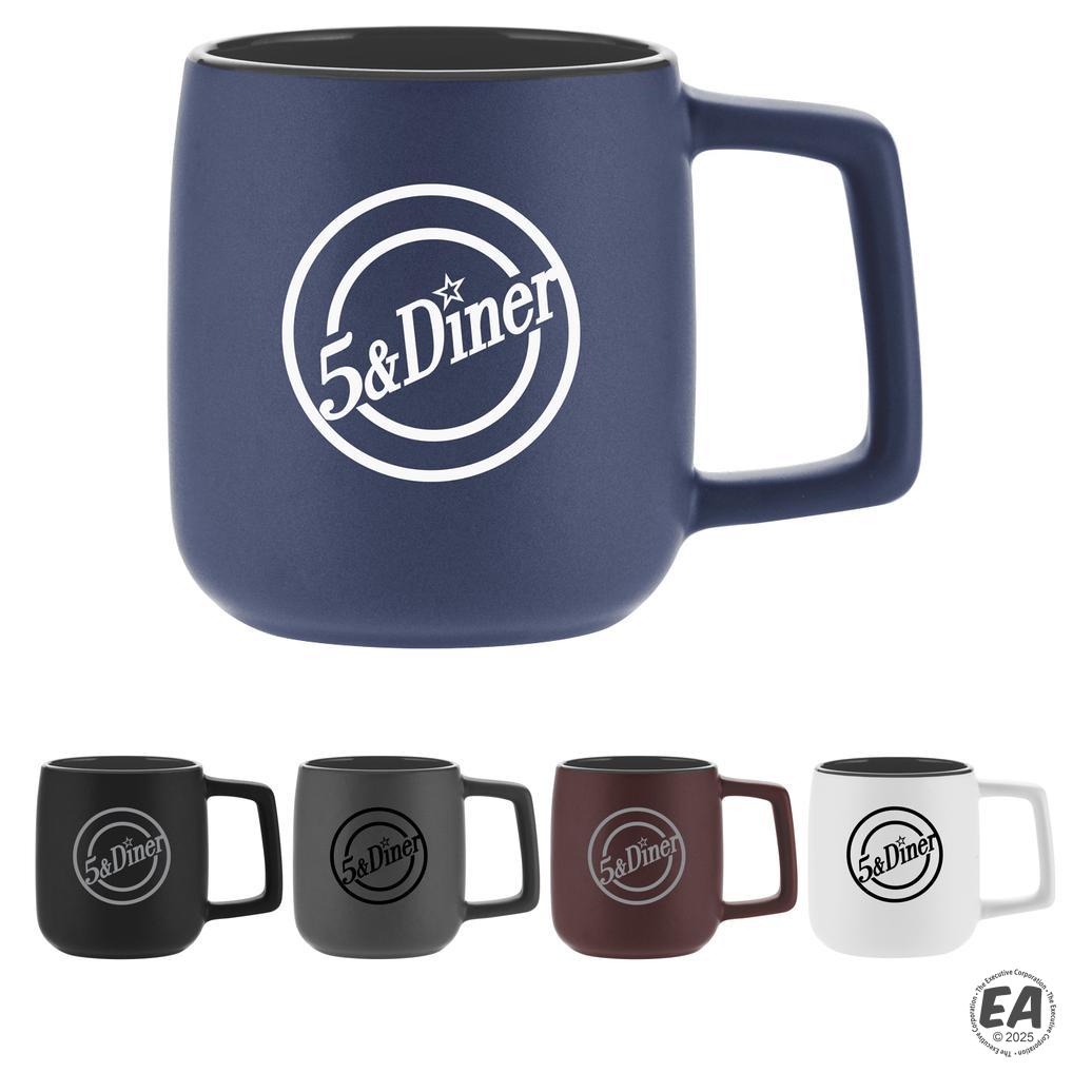 Customized 14 oz. Ankara Collection Mug | Custom Bistro Mugs | Branded ...