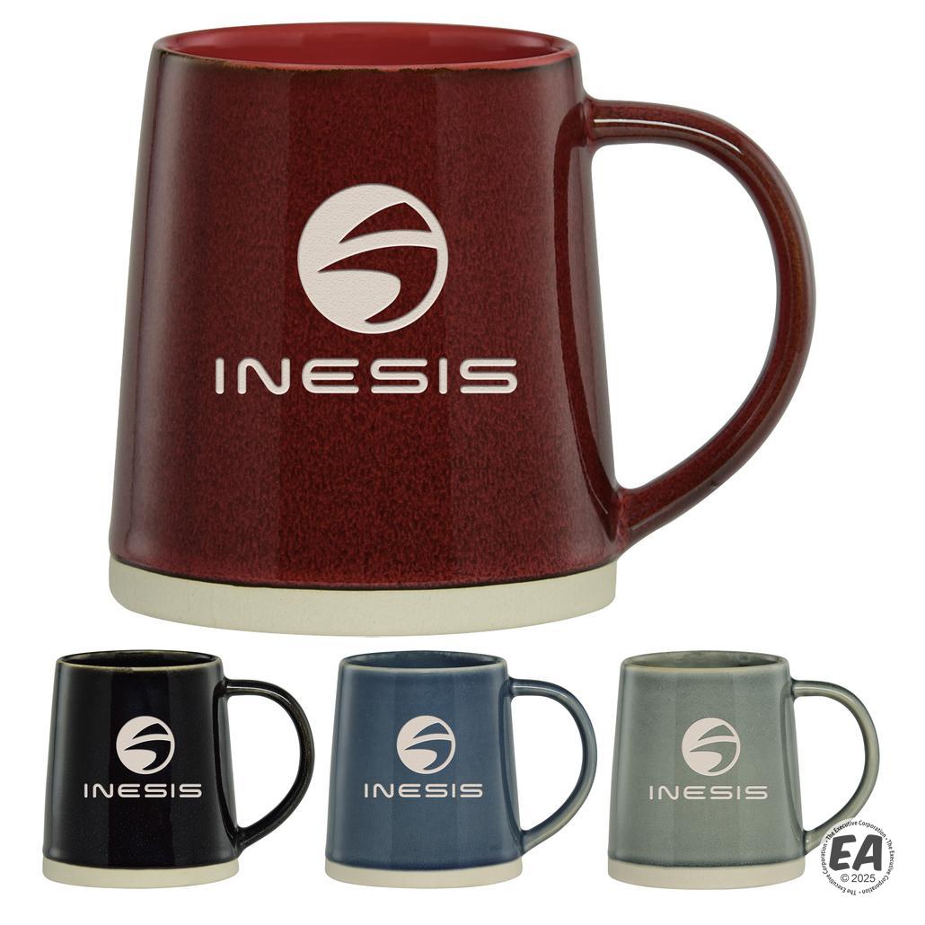 Branded 16 oz. Dinenzio Collection Coffee Mug with Deep Etching ...