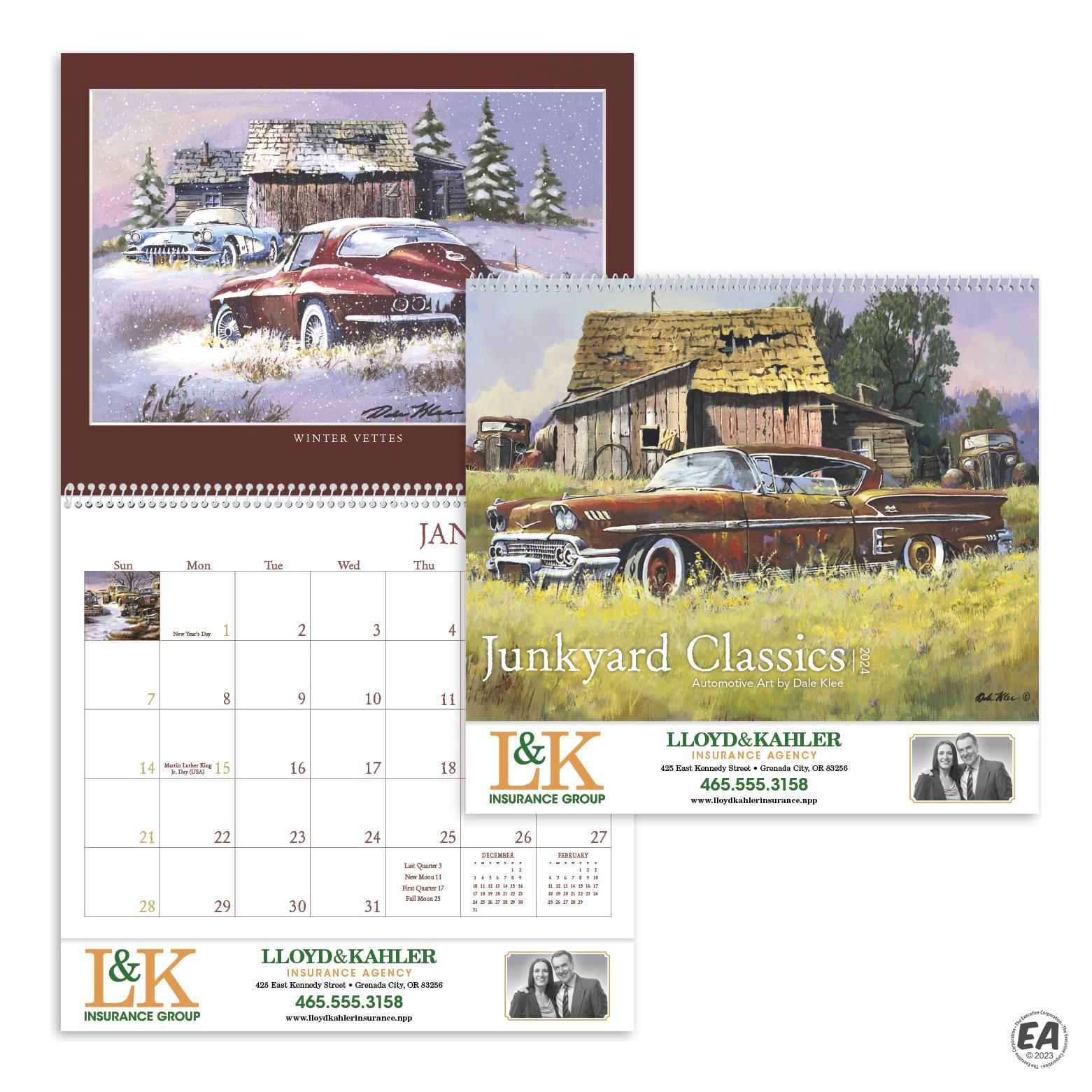 Customized Junkyard Classics by Dale Klee - Appointment Calendar ...