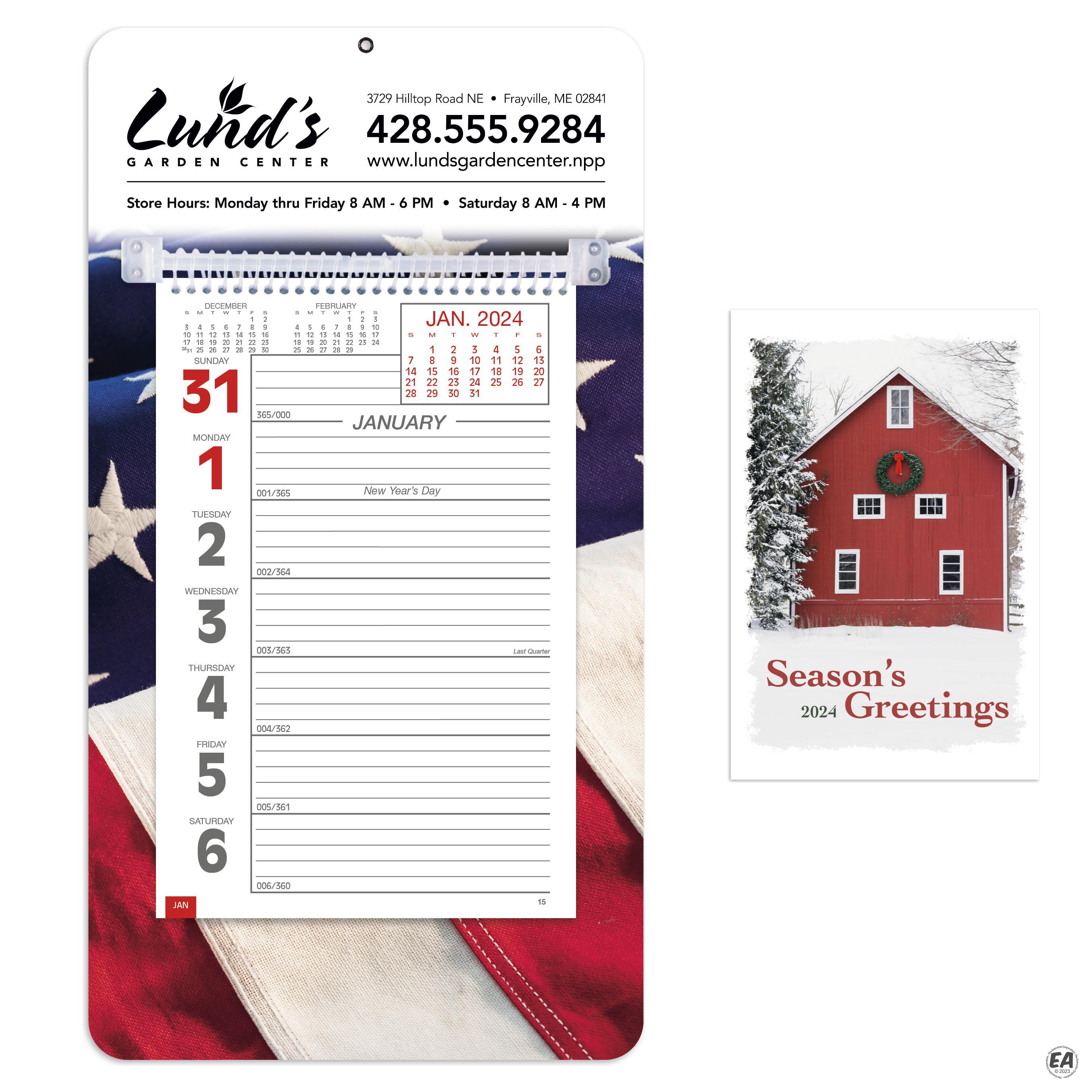 Promotional Full-Color Weekly Memo Calendar | Custom Calenders ...