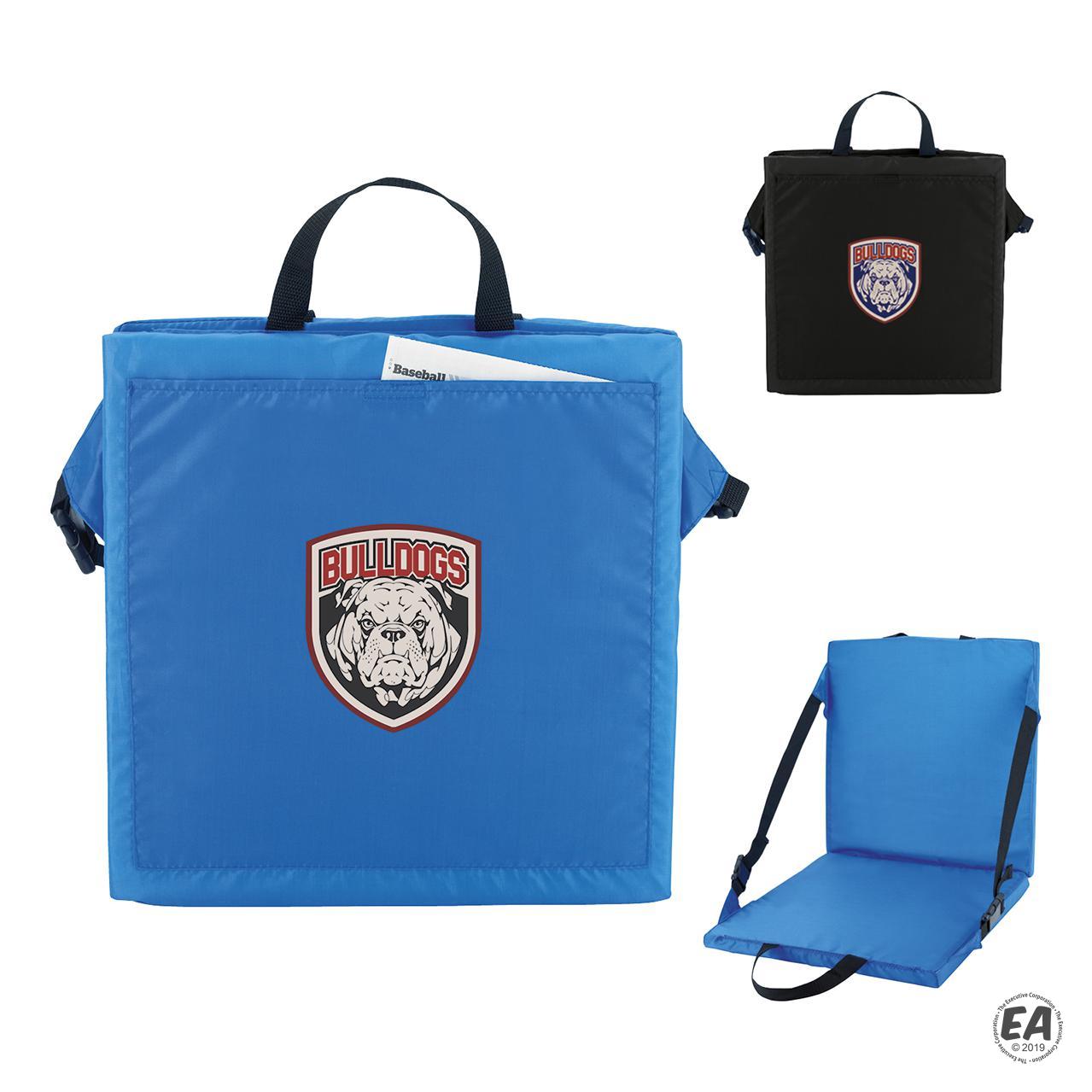Customized Deluxe Stadium Seat | Promotional Stadium Cushions | Branded ...