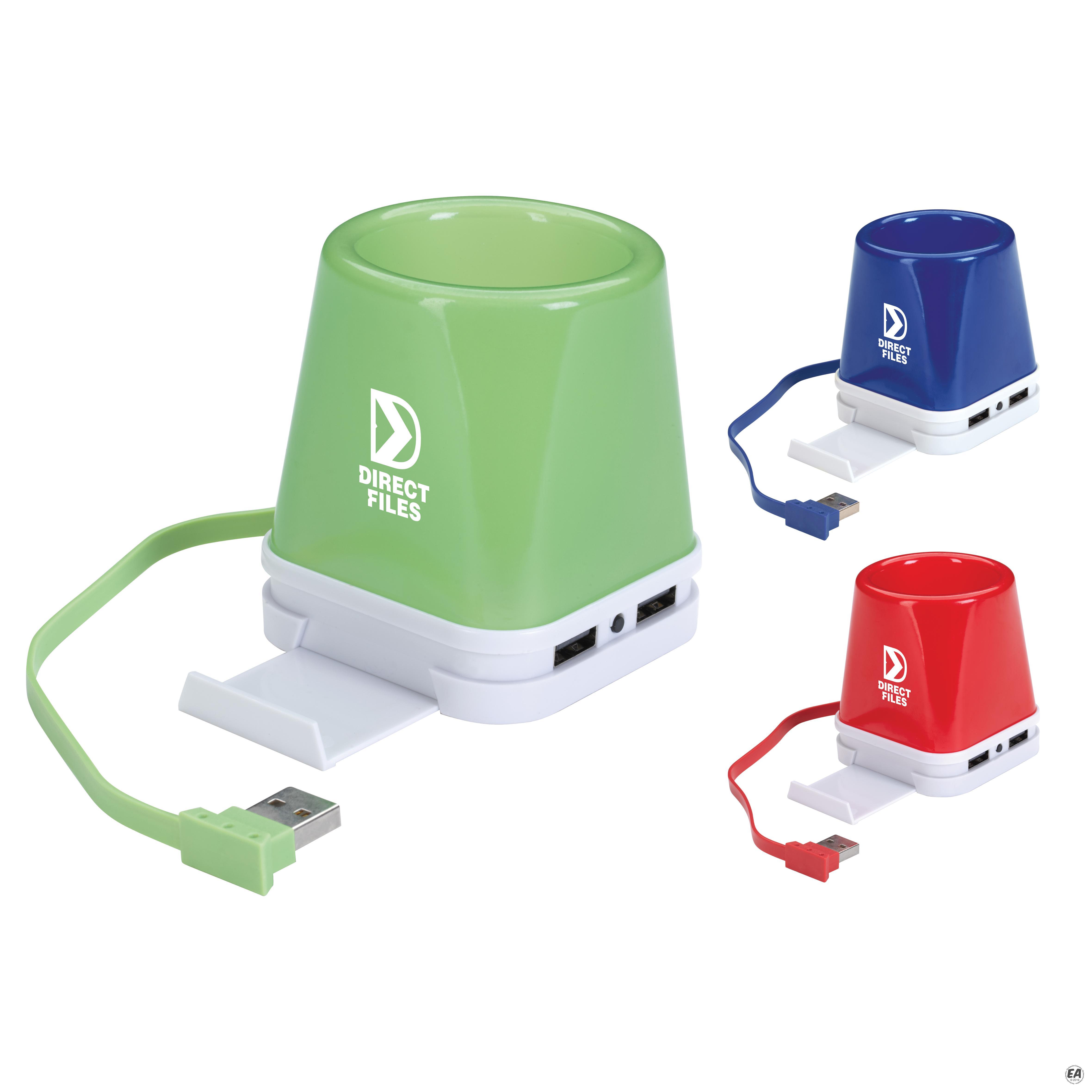 Custom Light-Up USB Hub Organizer | Branded USB Hubs | Customized Light ...