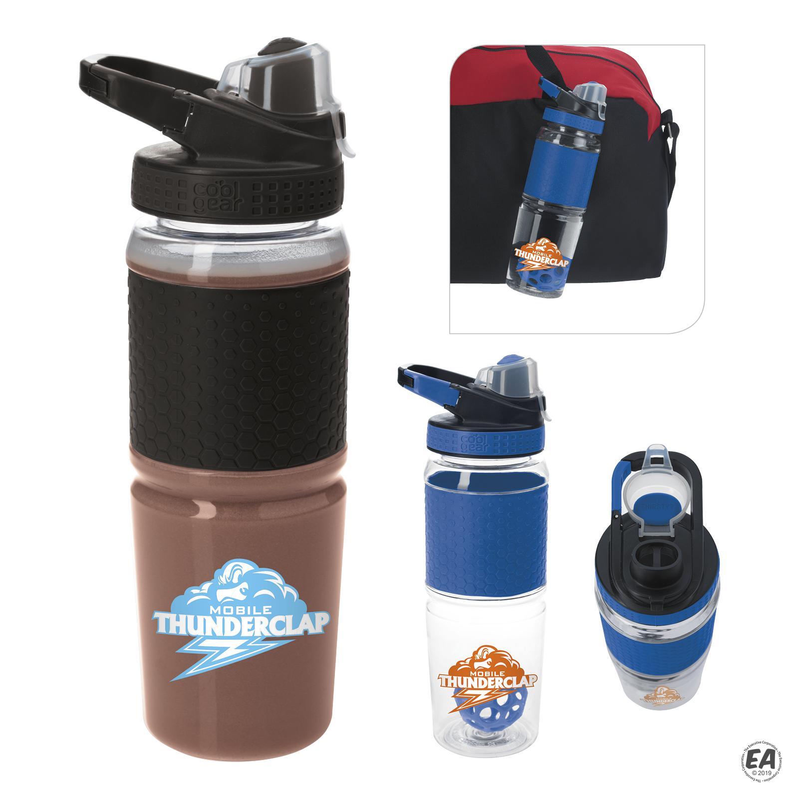Custom 24 oz Cool Gear Shaker Bottle | Promotional Fitness Shakers ...