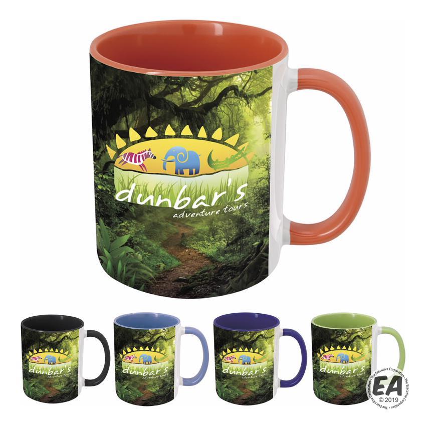 Promotional 11 oz Color Pop Dye Sublimation Mug | Branded Coffee Mugs ...