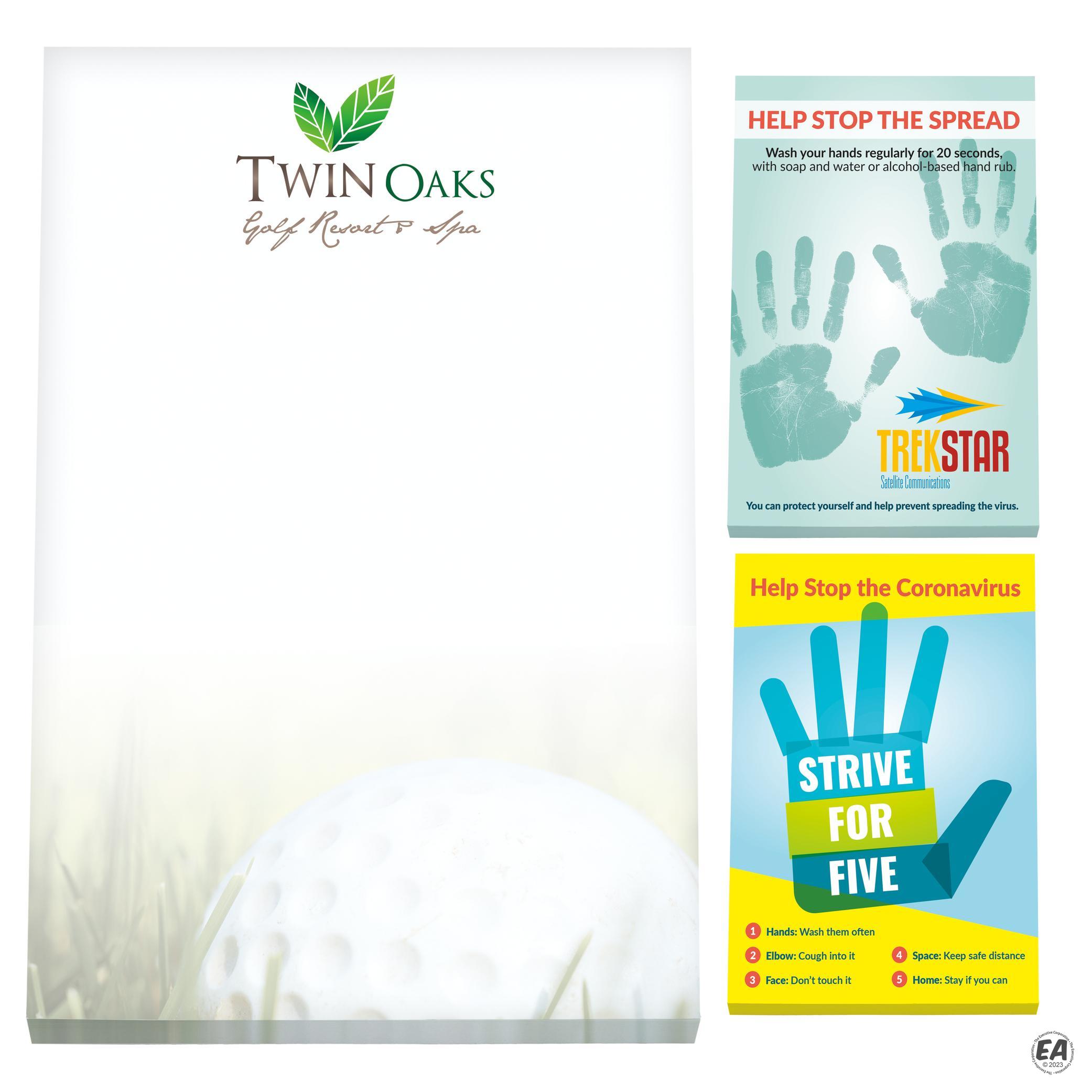 Customized Souvenir 5x7 Non-Adhesive Scratch Pad (25 Sheets) | Custom ...