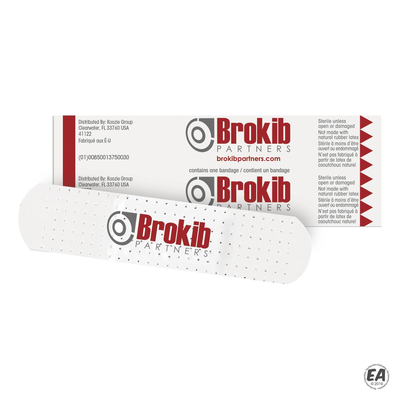 Promotional Custom-Printed White Bandages | Customized Bandage ...